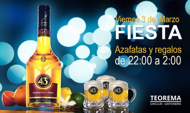 Fiesta Licor 43-Azafatas y regalos - Teorema Pub